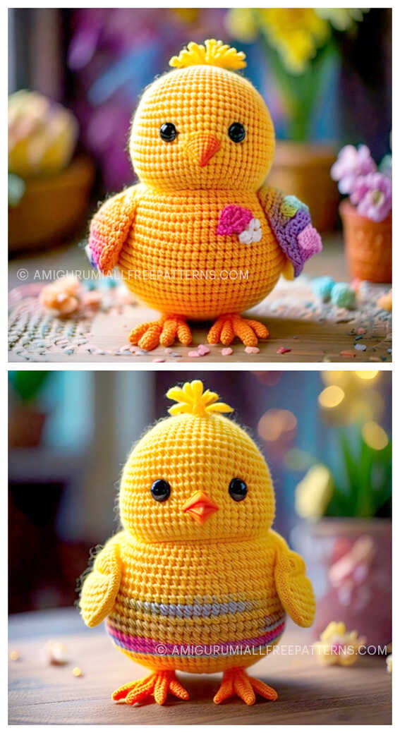 Crochet Easter Chick Amigurumi Free Pattern