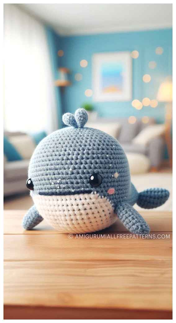 Amigurumi Whale Crochet Free Pattern