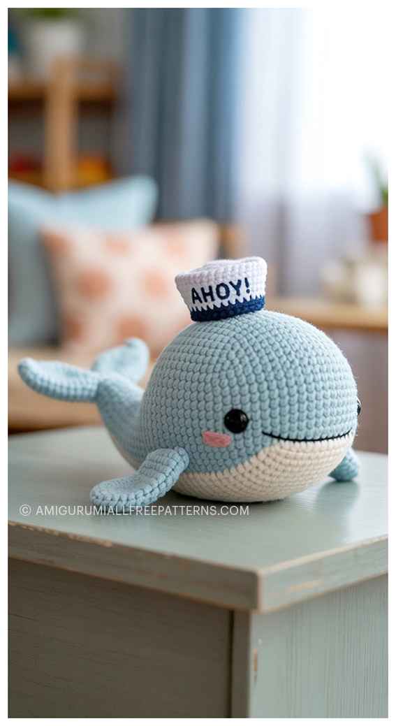 Amigurumi Whale Crochet Free Pattern