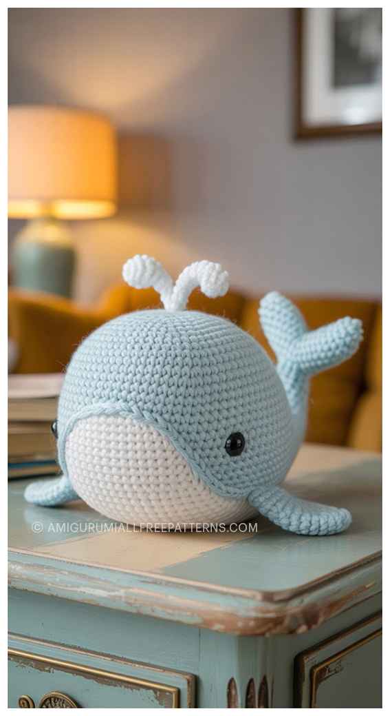 Amigurumi Whale Crochet Free Pattern