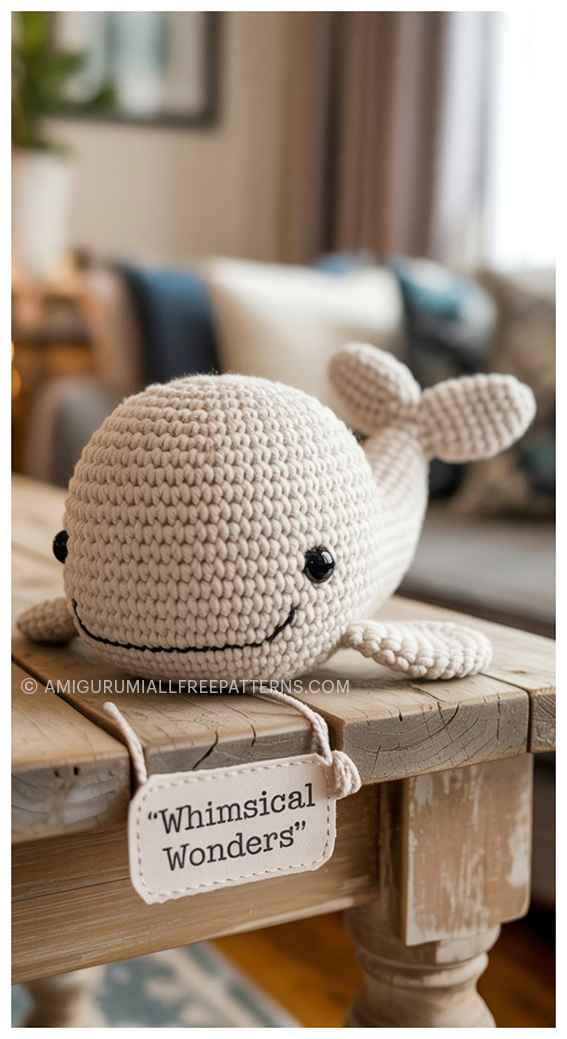 Amigurumi Whale Crochet Free Pattern
