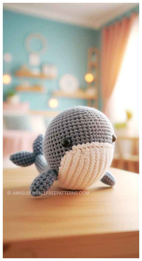 Amigurumi Whale Crochet Free Pattern