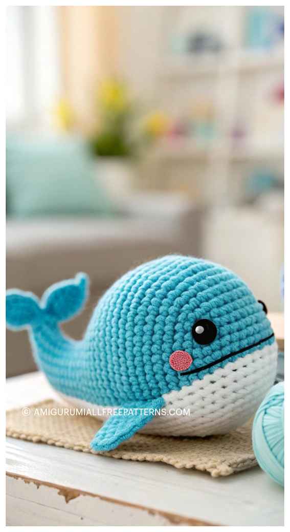 Amigurumi Whale Crochet Free Pattern