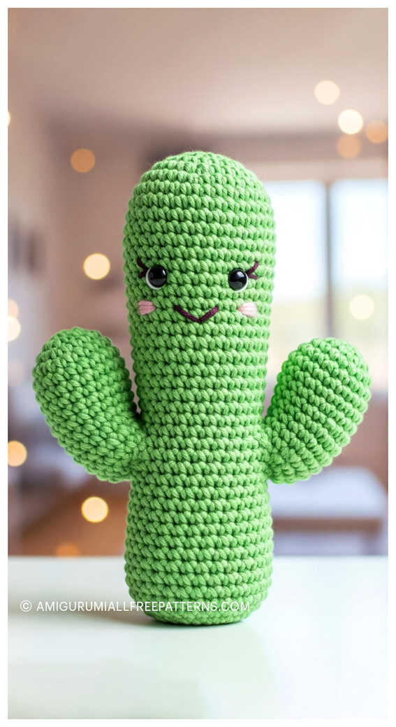 Amigurumi Flower the Cactus Crochet Free Pattern - Free Amigurumi
