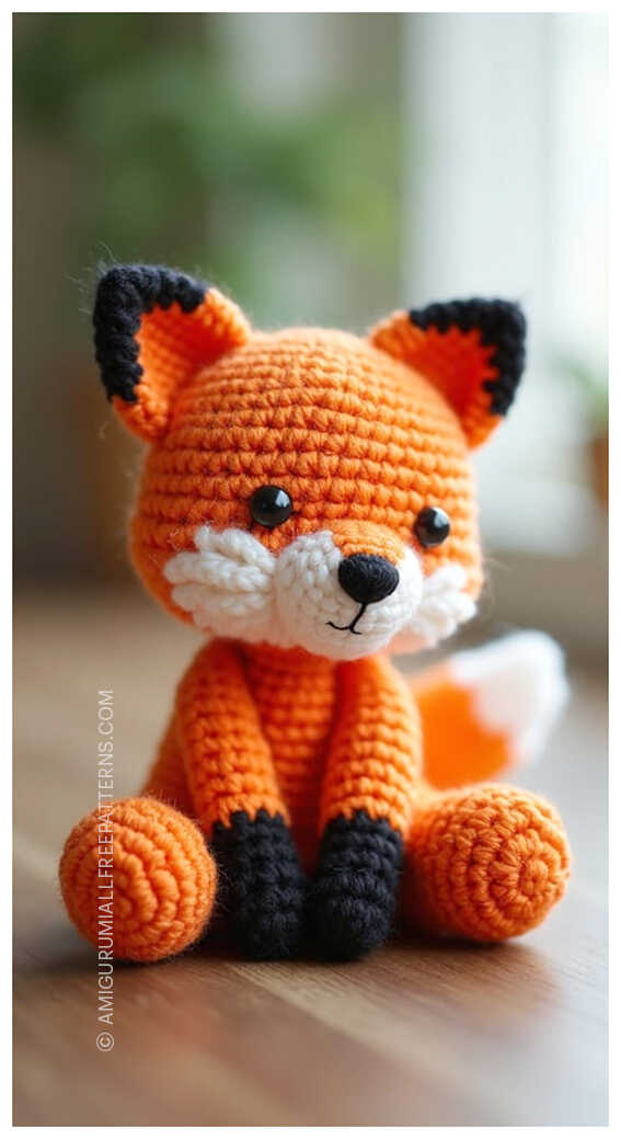 Amigurumi Little Fox Crochet Free Pattern