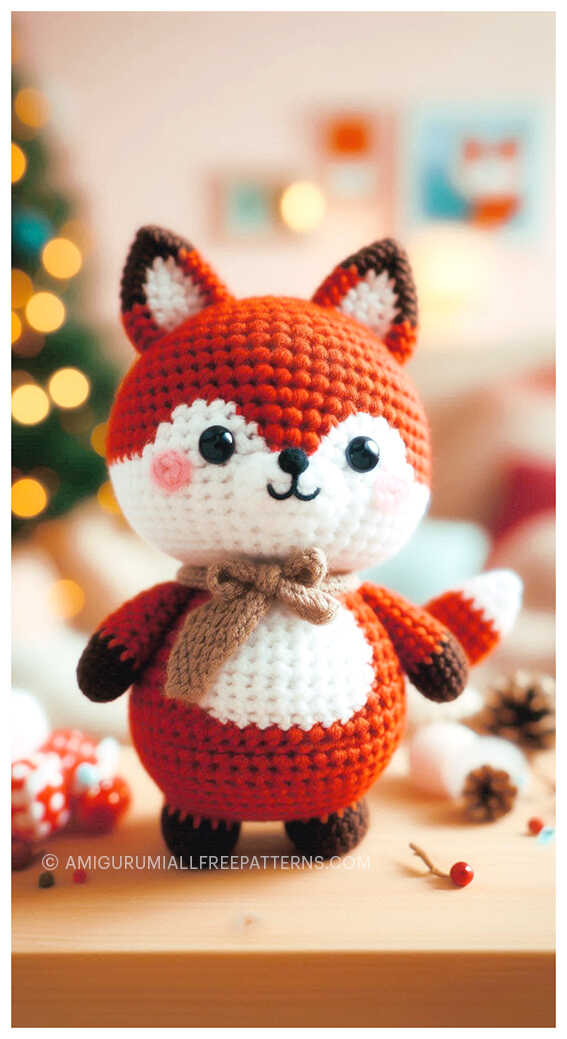 Amigurumi Little Fox Crochet Free Pattern