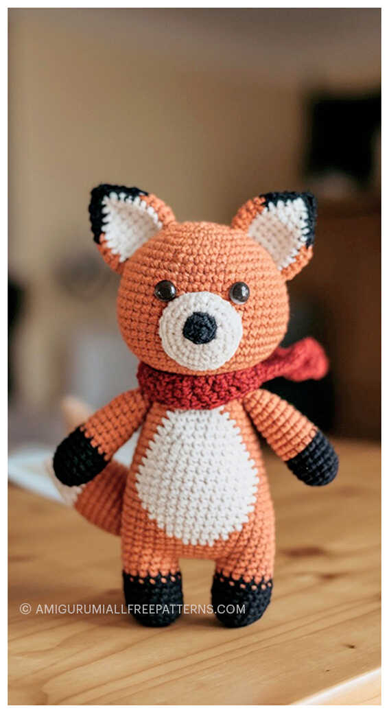 Amigurumi Little Fox Crochet Free Pattern
