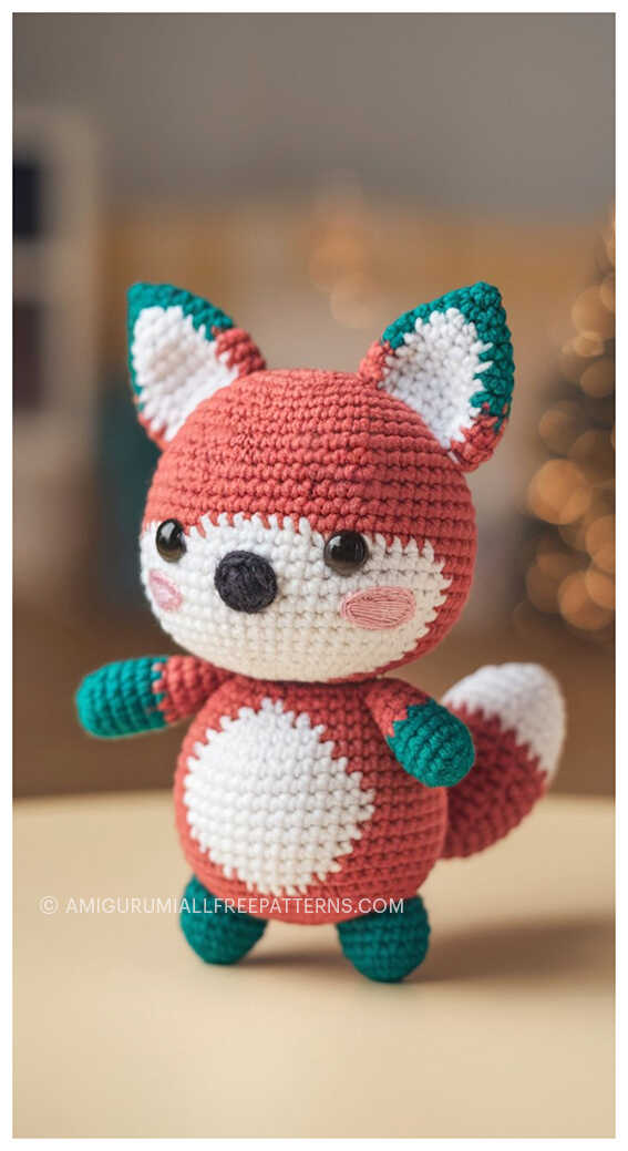 Amigurumi Little Fox Crochet Free Pattern