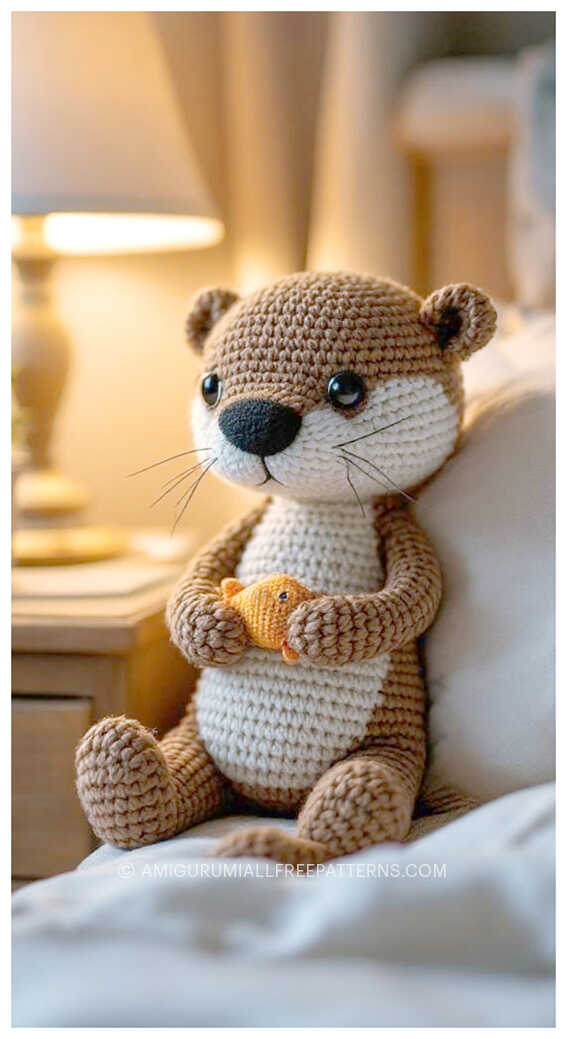 Amigurumi Mini Otter Crochet Free Pattern