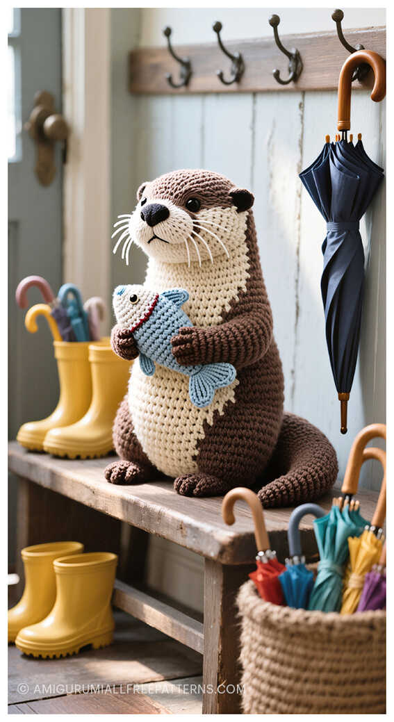 Amigurumi Mini Otter Crochet Free Pattern