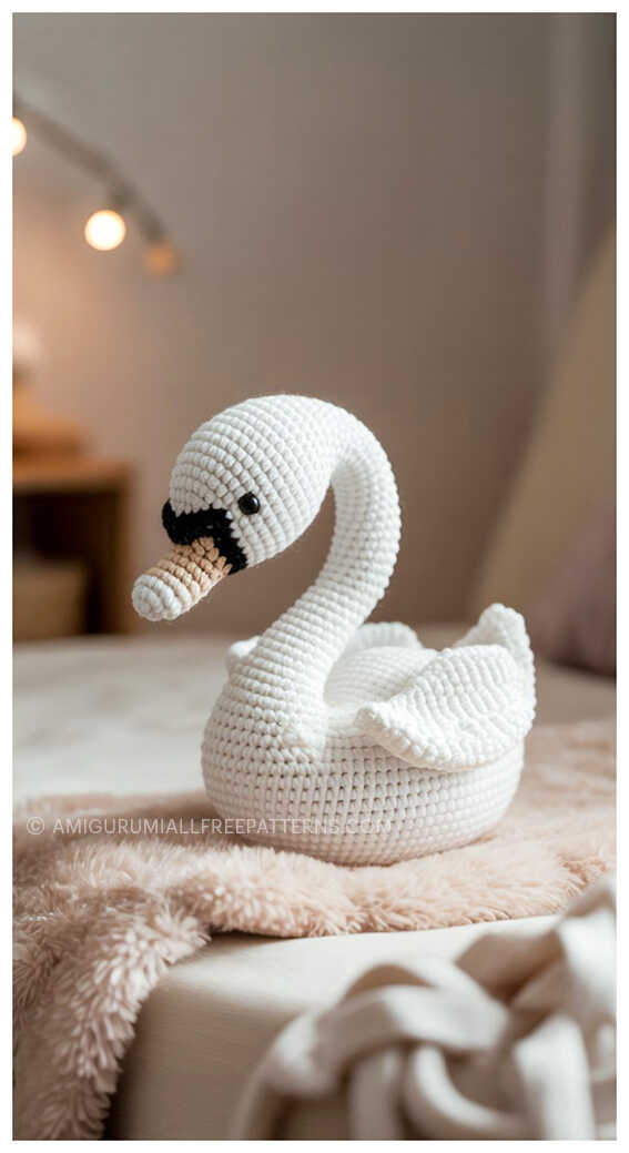 Crochet Swan Amigurumi Free Pattern - Free Amigurumi