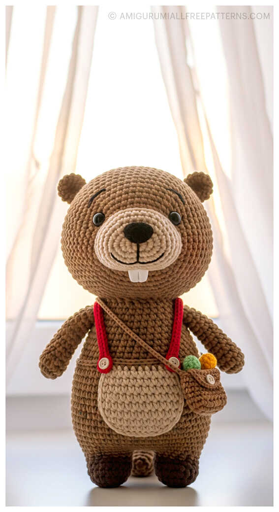Crochet Beaver Amigurumi Free Pattern - Free Crochet Patterns