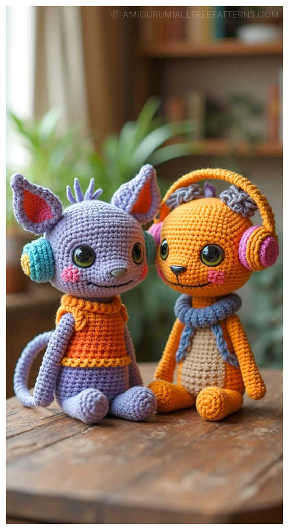 Little Monsters Amigurumi Crochet Free Pattern