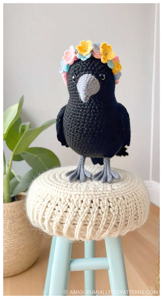 Free Crochet Crow Alena Amigurumi Pattern - Free Amigurumi