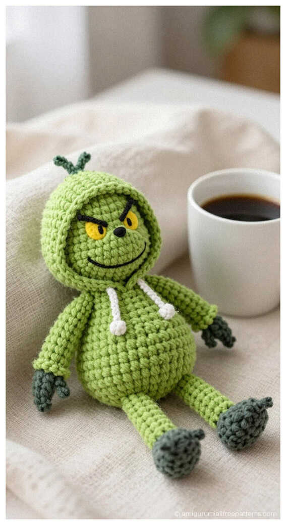 The Ultimate Grinch Amigurumi: Free Holiday Crochet Pattern Guide