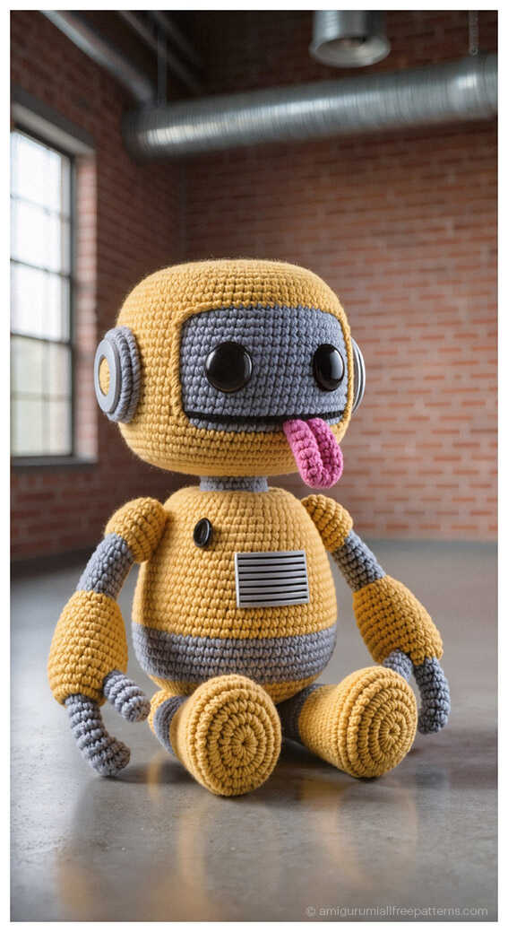 Free Robot Amigurumi Crochet Pattern: Beginner Friendly