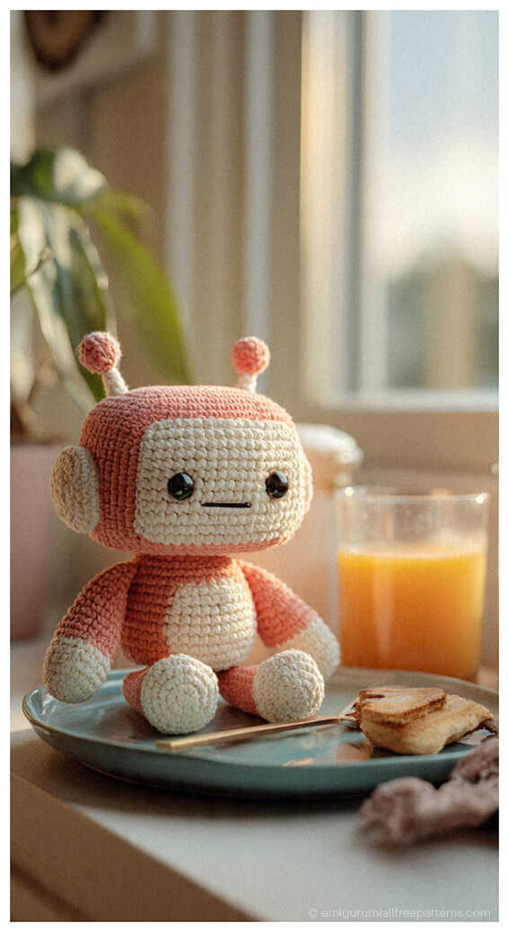 Free Robot Amigurumi Crochet Pattern: Beginner Friendly