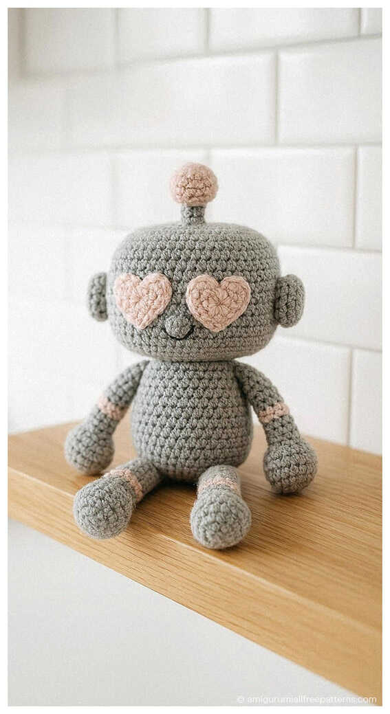 Free Robot Amigurumi Crochet Pattern: Beginner Friendly