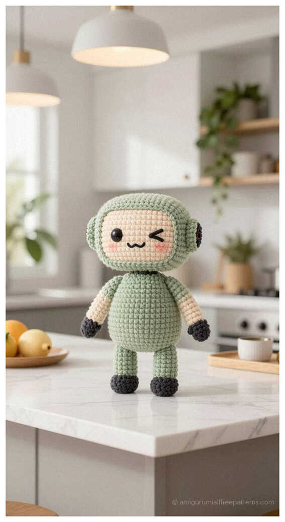 Free Robot Amigurumi Crochet Pattern: Beginner Friendly