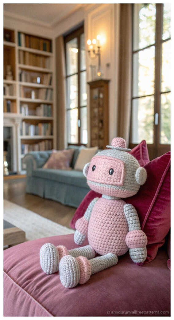 Free Robot Amigurumi Crochet Pattern: Beginner Friendly